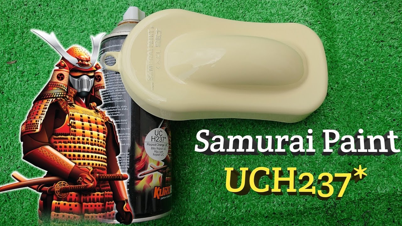 UCH237* REPSOL ORANGE SAMURAI SPRAY PAINT - YouTube