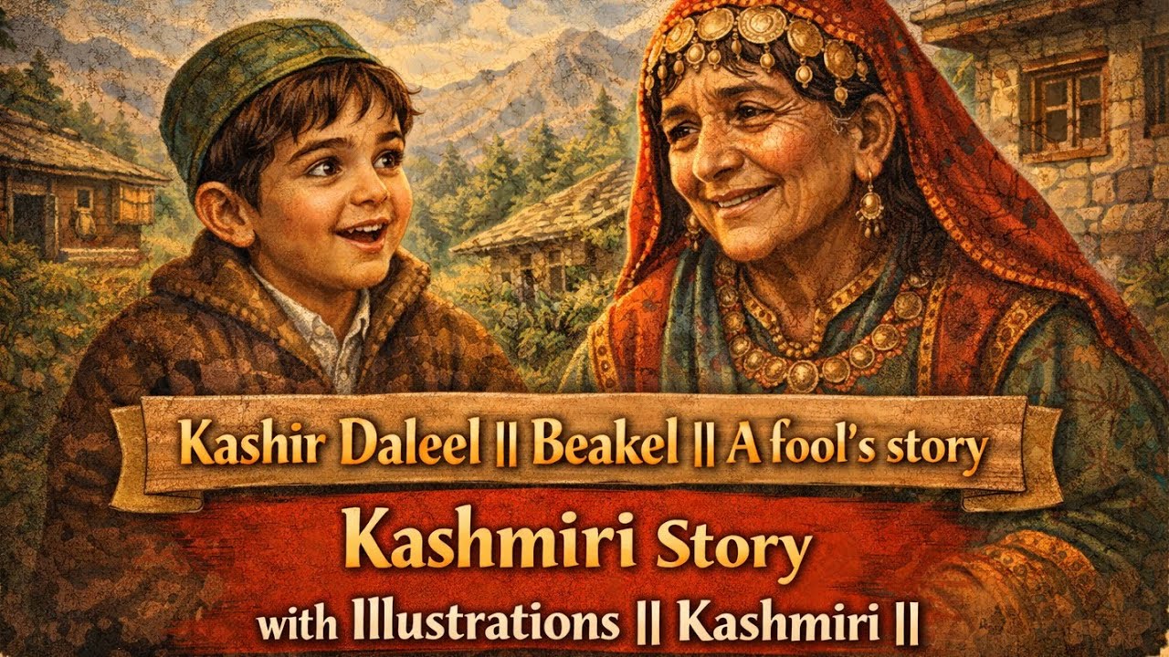 Kashir Daleel || Beakel || A fool's story || Kashmiri Folk Story with ...