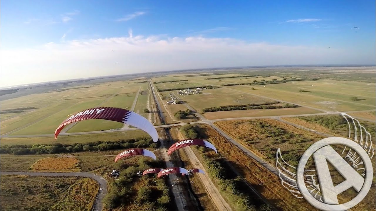 Palm Bay Para Fly-In 2016 - With the Qatar Army Paramotor Team - YouTube