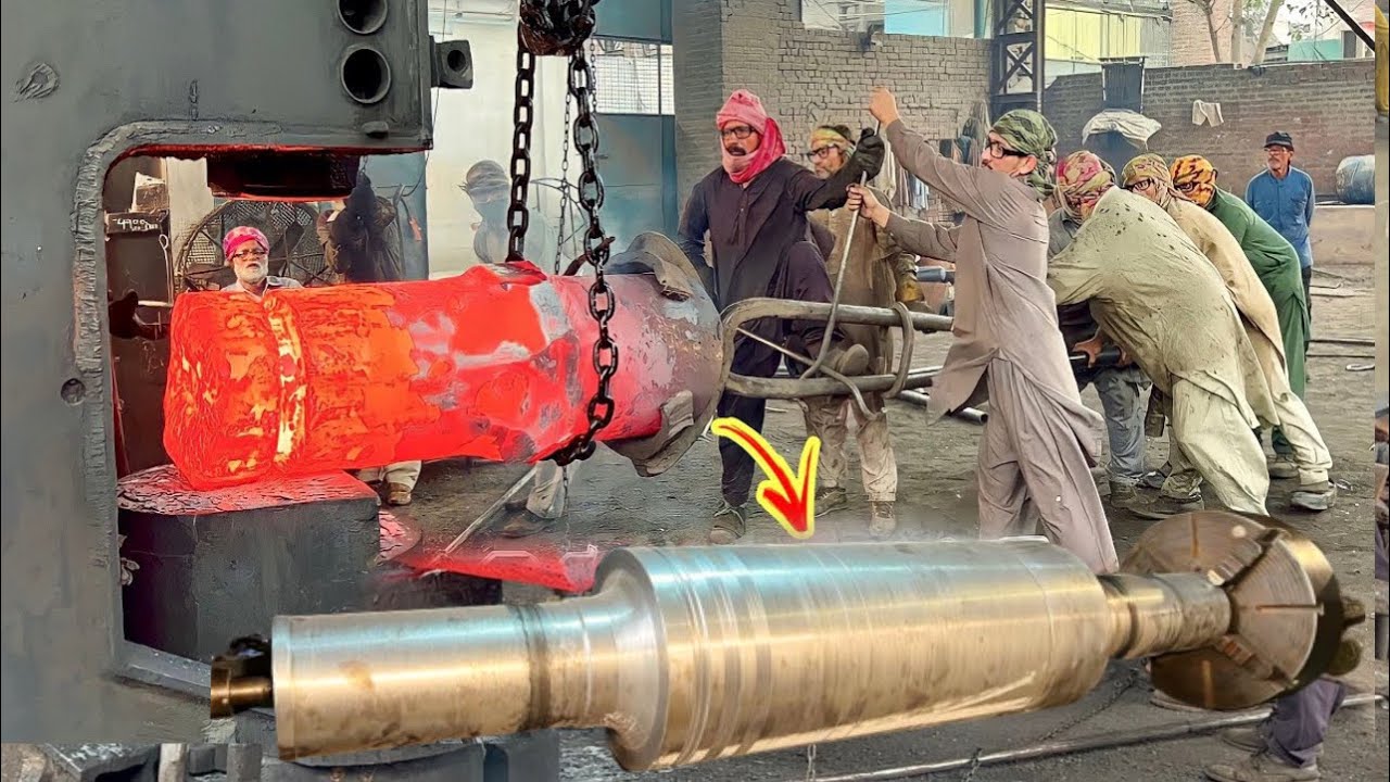 We Break Aqua Cruise Ship and Make a 4Ton Roller for Milling Machine ...