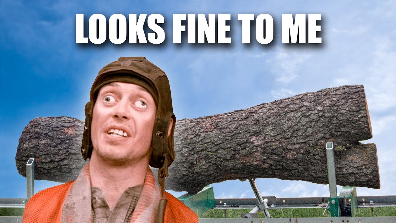 How I Mill a Crooked Log - YouTube