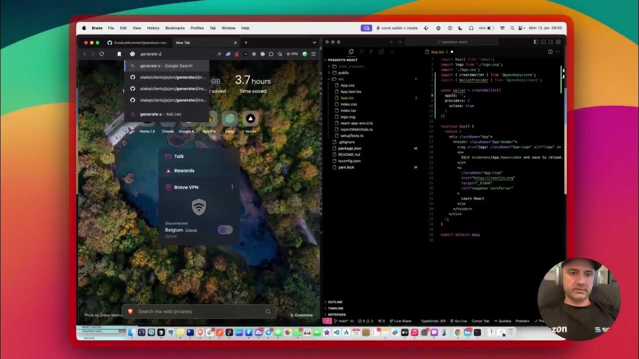 Add Passkeys to your React App - YouTube