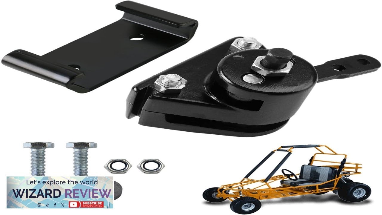 PACEWALKER Go Kart Mechanical Brake Caliper and Bracket with Pads for ...