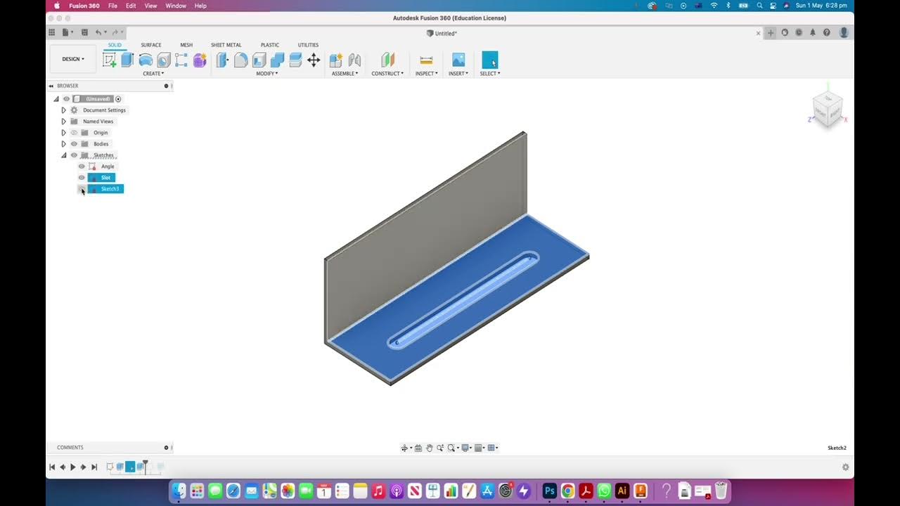 Fusion 360 - Beginners: The Browser & Timeline - YouTube