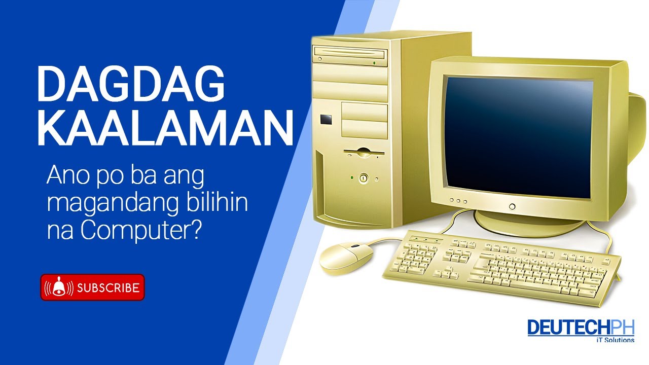 Ano ang magandang computer na dapat bilihin? - YouTube