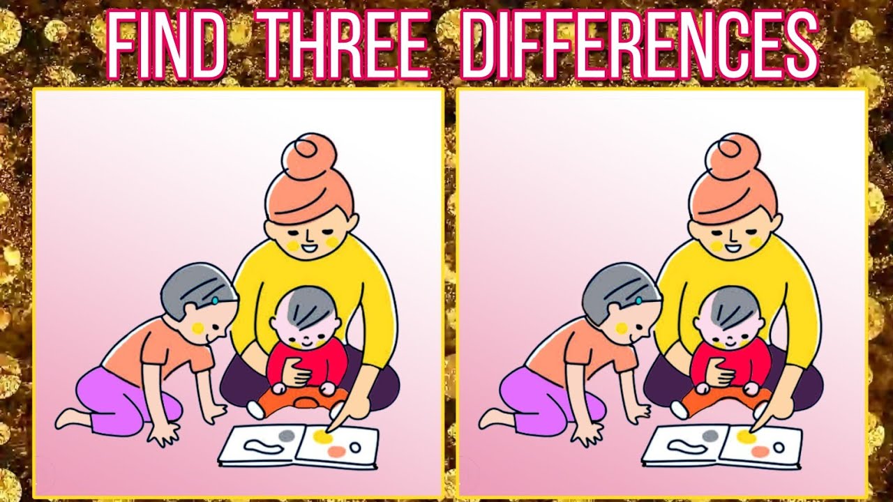 【Find the Differences】 Can you find all three differences in 90 seconds ...