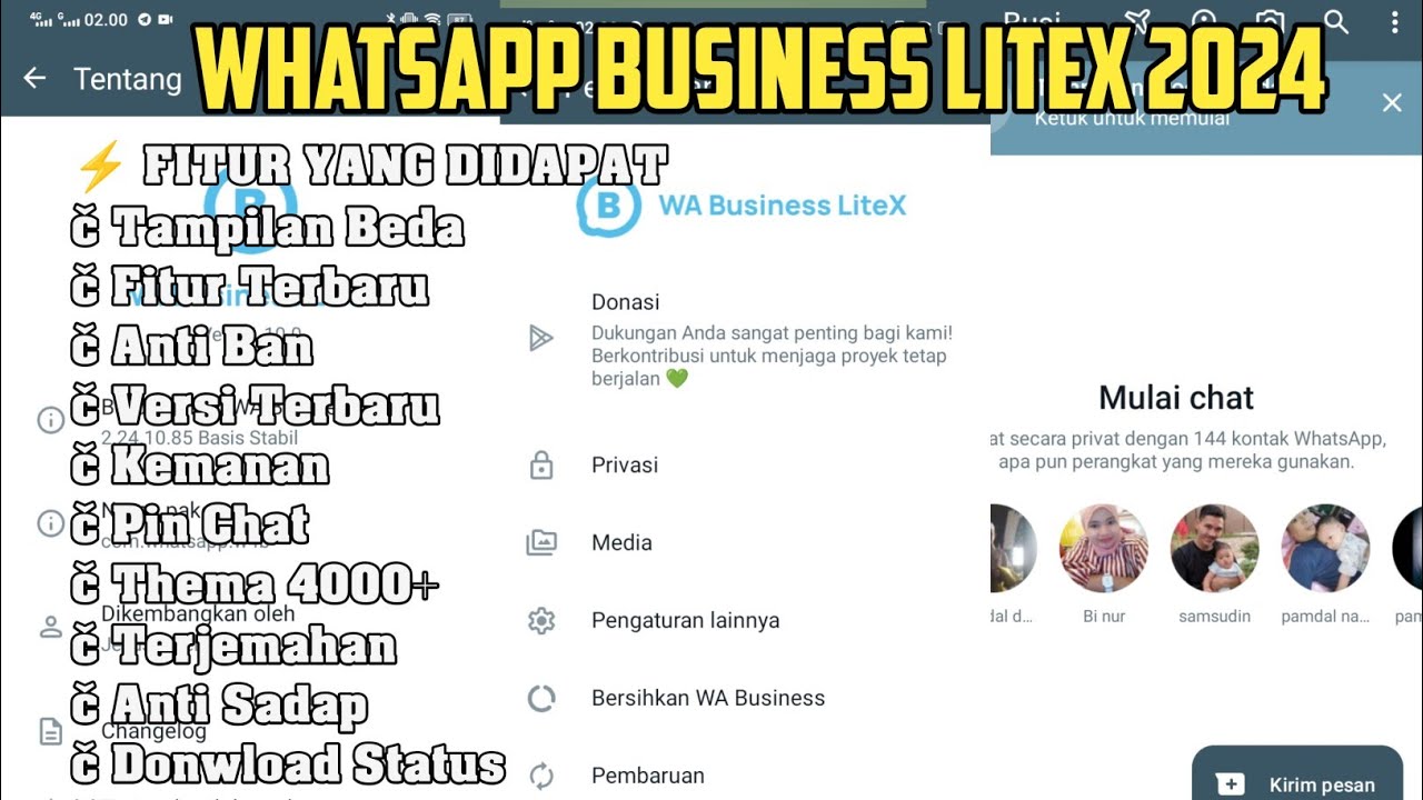 UPDATE | Whatsapp Business Terbaru 2024 | Wa Business | Whatsapp Business Lite - YouTube