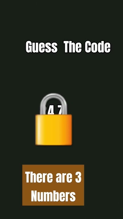 Guess The Code - YouTube