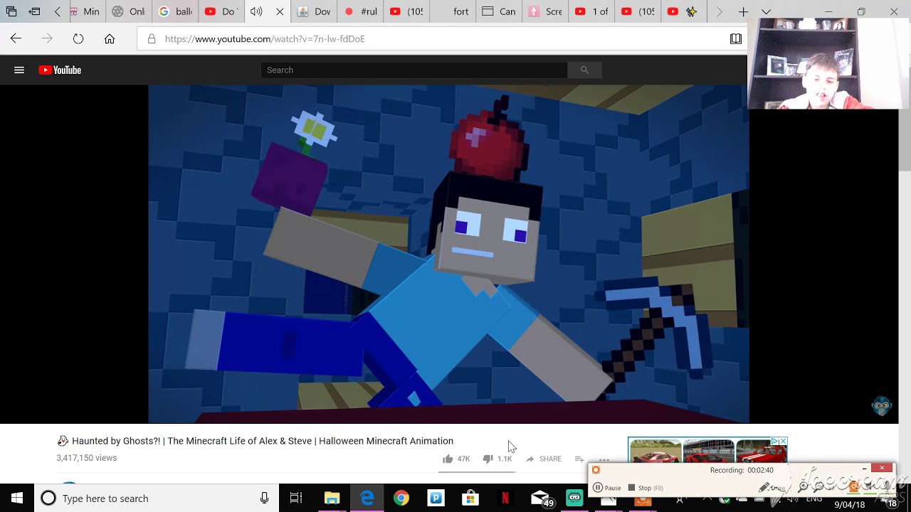 Haunted by Ghosts?! | The Minecraft Life of Alex & Steve - YouTube