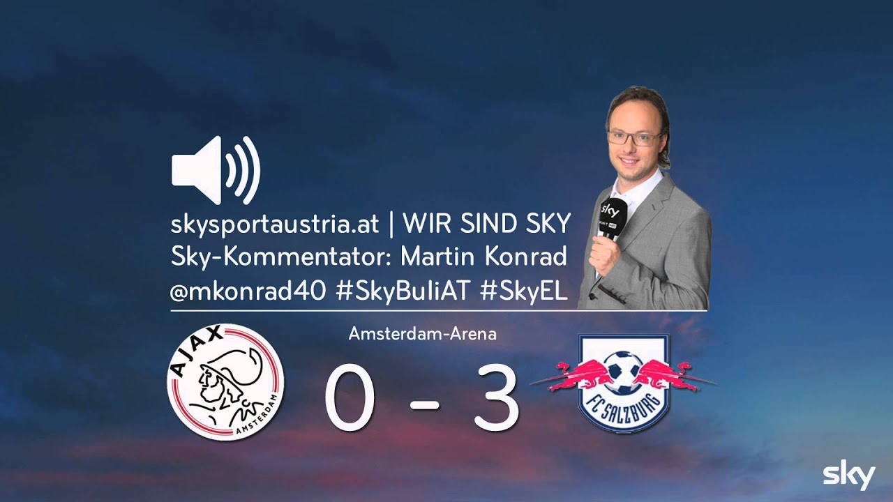Martin Konrad live aus der Amsterdam Arena #SkyEL - YouTube