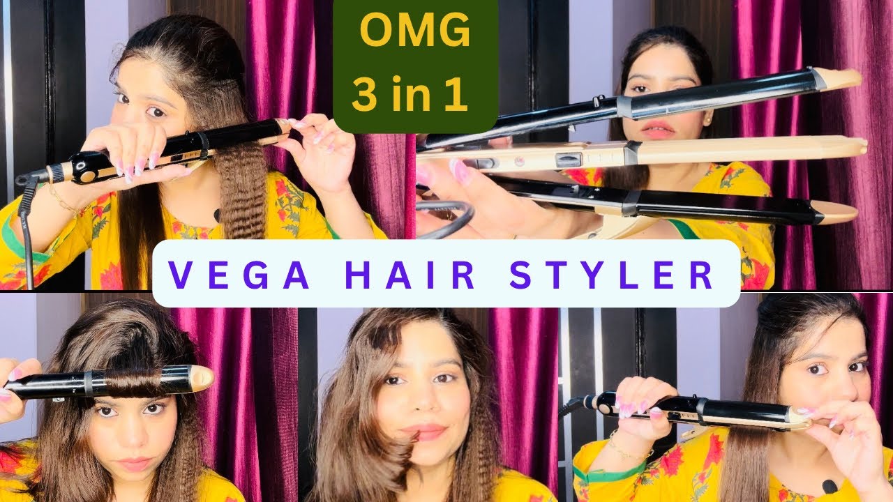 VEGA 3 in 1 Hair Styler | VHSCC-01 | Review & Demo | Pros & Cons ...