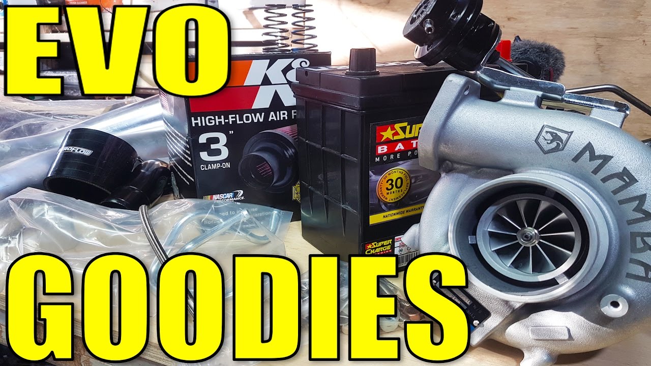 HOW TO 'STAGE 2' YOUR EVO - BILLET TURBO, CUSTOM INTAKE & BATTERY ...