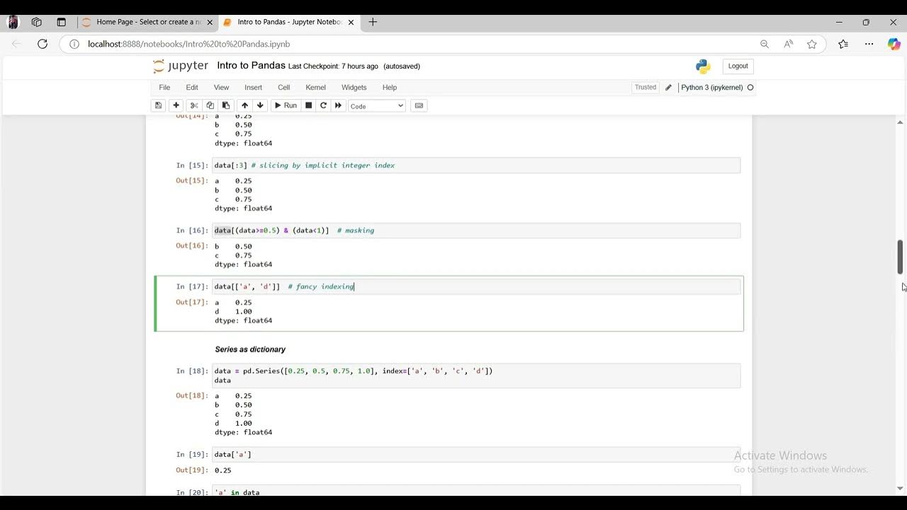 Artificial intelligence - Lab #2 - Introduction to Pandas and Matplotlib - YouTube