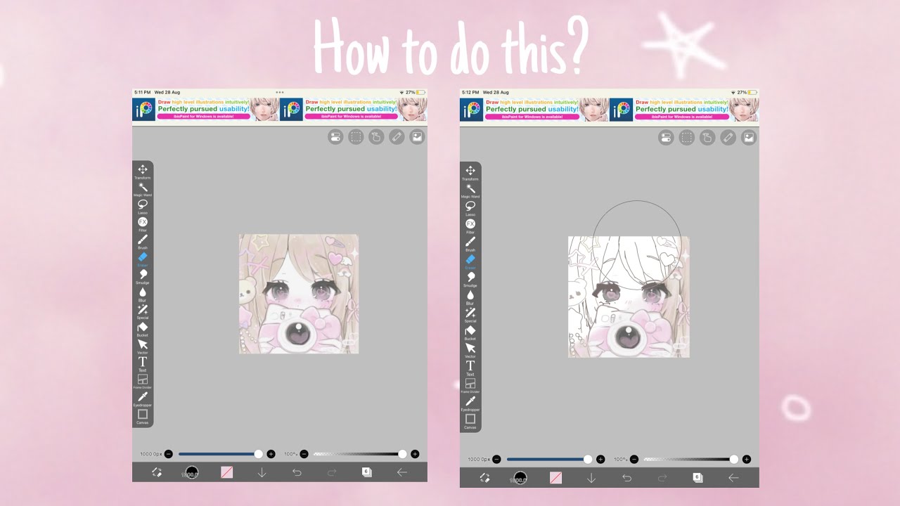 How to do whatever this is in ibis paint x 🌸 - YouTube