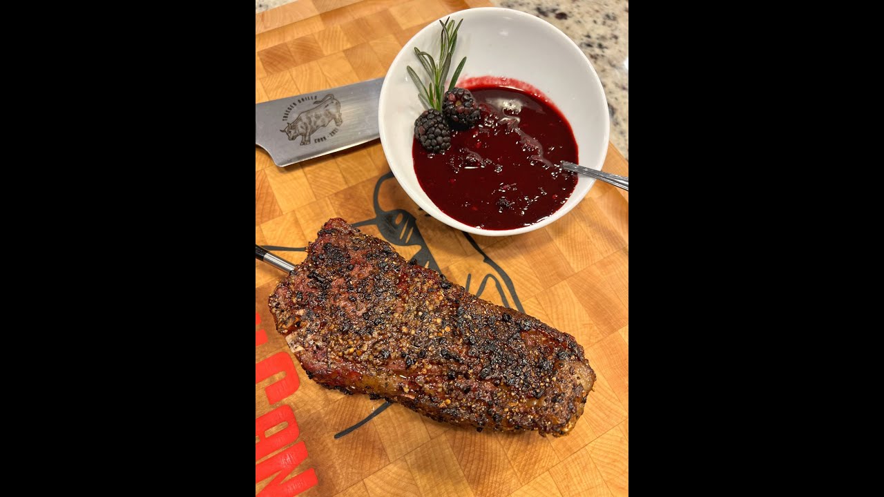 Yak Strip Steak - YouTube