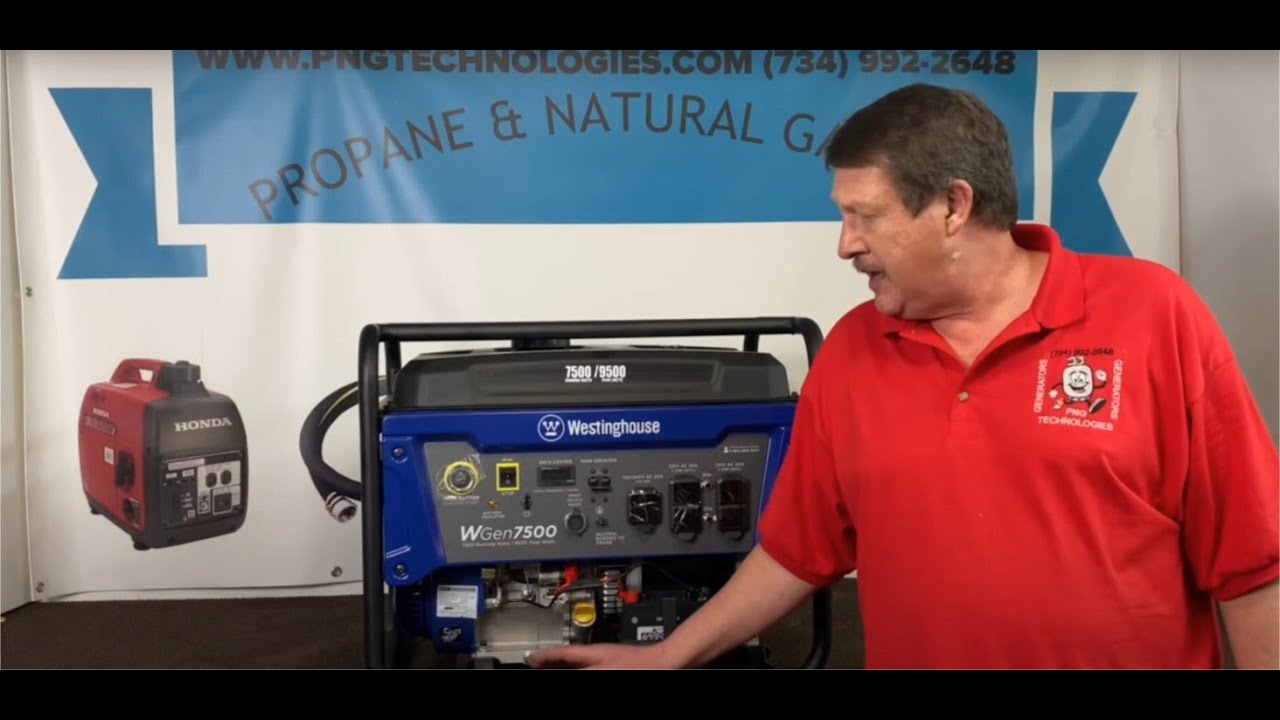 Westinghouse WGen 7500 & 9500 Watt Generator - Conversion video from ...