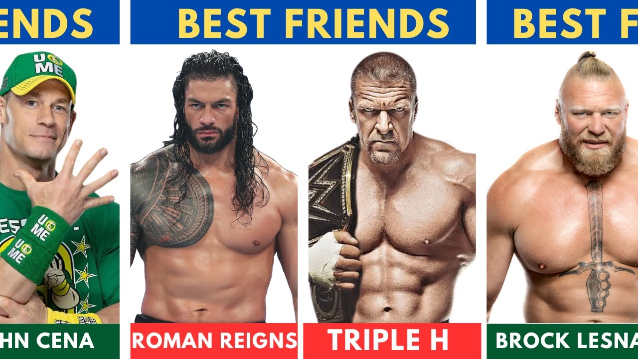 Real Life Best Friends in WWE | 2025 Edition - YouTube