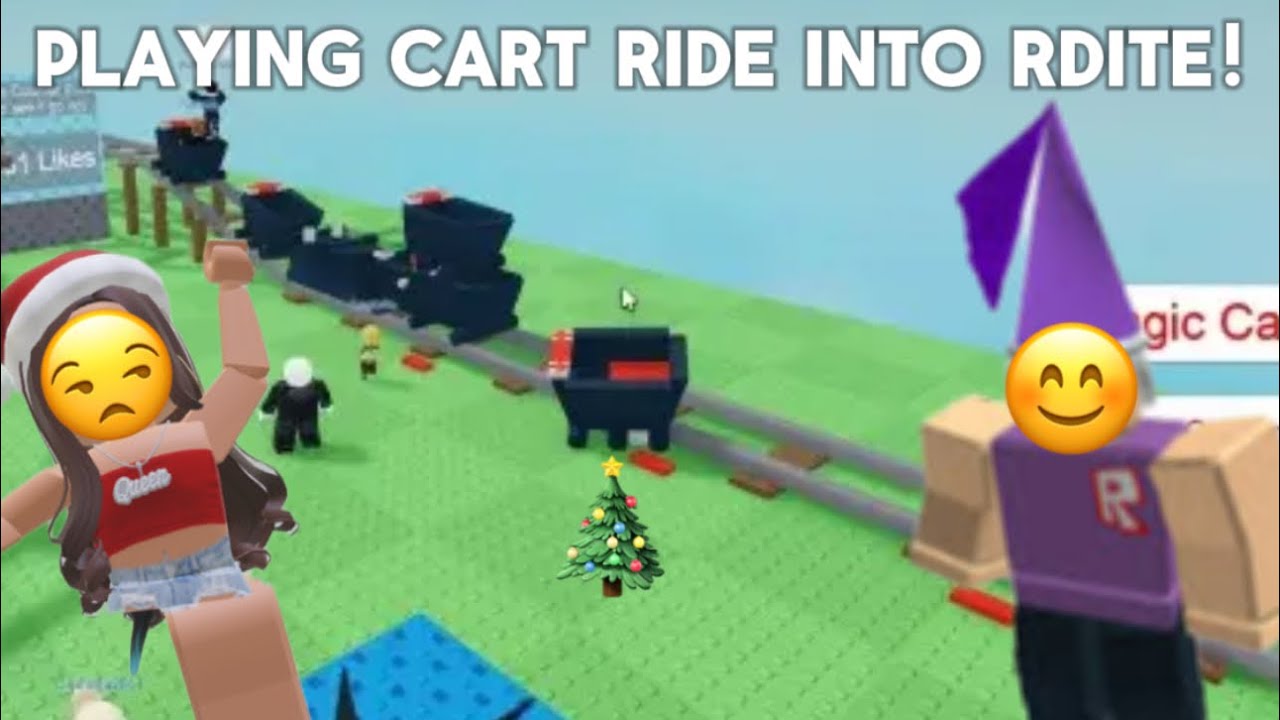 Cart ride into rdite failed😭 - YouTube