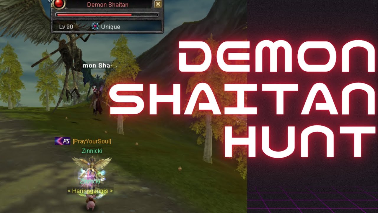 Silkroad Online Unique Hunting: Demon Shaitan level 90 - YouTube