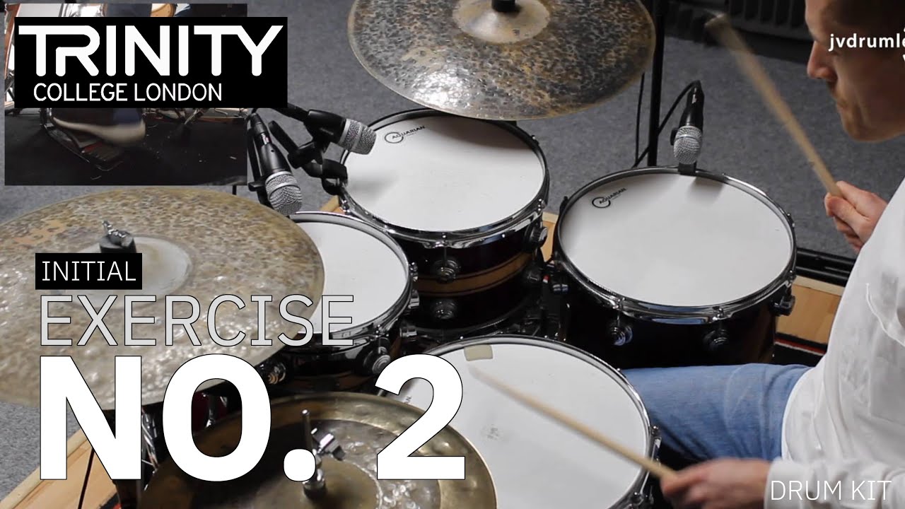 Drum Lesson: Grade 1 'Exercise 2' - Dave Odart (Trinity College London ...