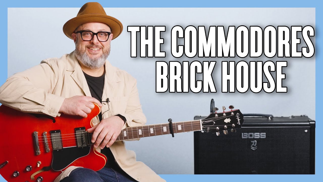The Commodores Brick House Guitar Lesson + Tutorial - YouTube