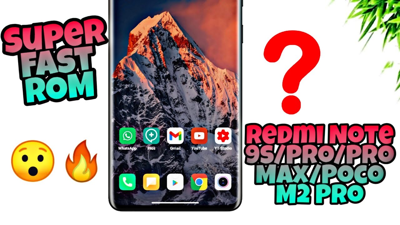 ⚡ Super Fast ROM ⚡ - Custom ROM with OP Performance 😯 ft. Redmi Note 9s ...