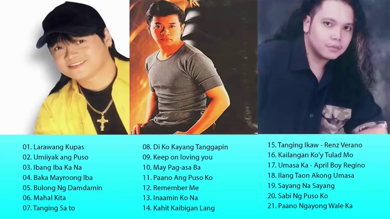 OPM TAGALOG LOVE SONGS OF ALL TIME ♫♫ Best of Jerome Abalos, April Boy ...
