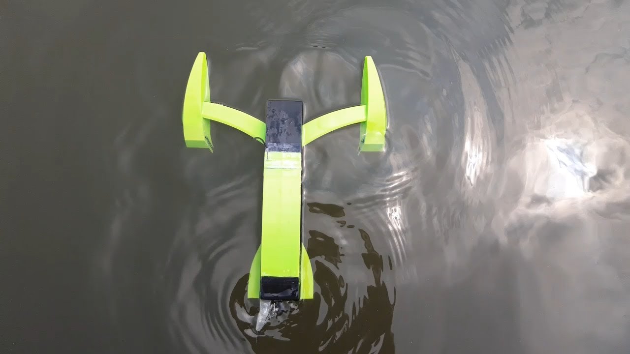 3D printed Outrigger run - YouTube