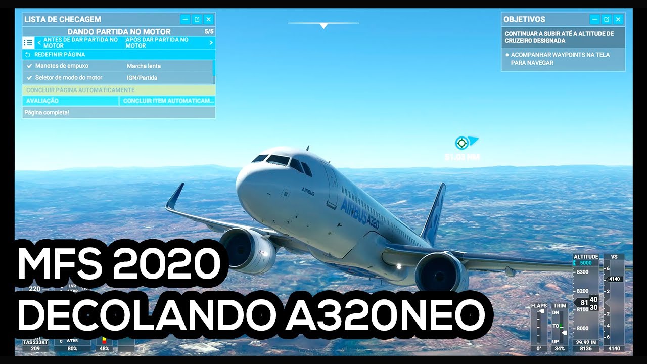 Microsoft Flight Simulator 2020 - COMO VOAR UM A320 - DECOLANDO #3 ...