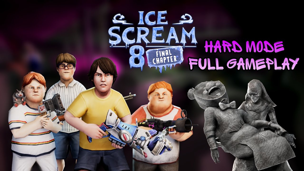 Ice Scream 8 HARD MODE FULL GAMEPLAY // Ice Scream 8 Final Chapter ...