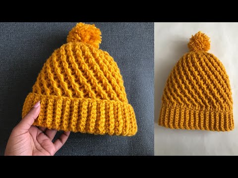 Easy crochet hat/Two in One Crochet hat
