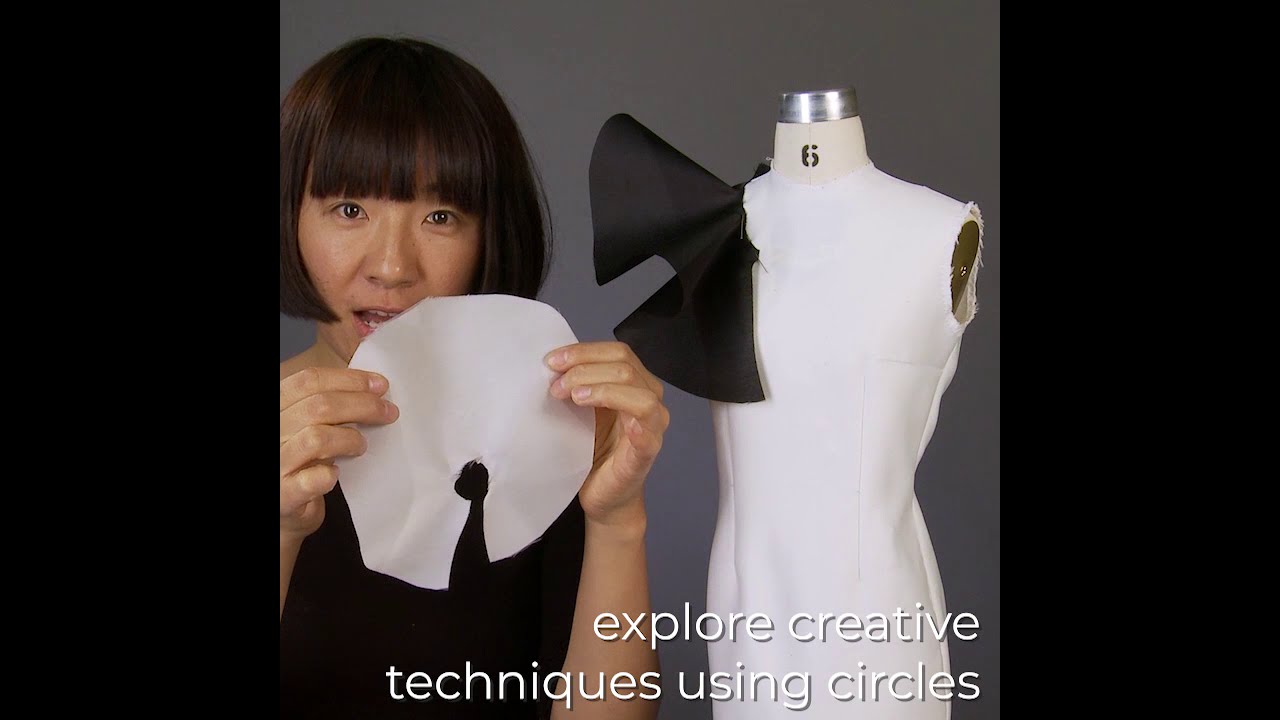 Draping a Cascade Ruffle Dress - YouTube