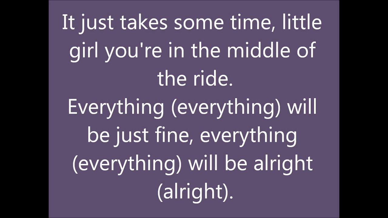 The Middle - Jimmy Eat World (lyrics) - YouTube