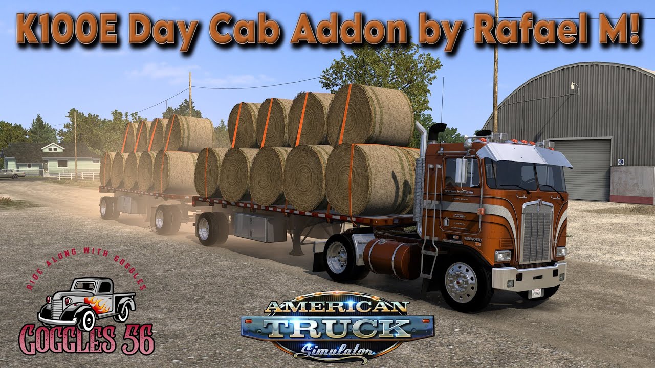 ATS | K100E 4x2 Day Cab | A Double Hay Run | How cool is that? - YouTube