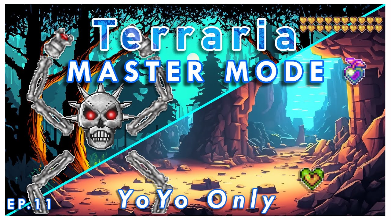Max Health And Cold Air Around Me | Terraria Master Mode - YouTube