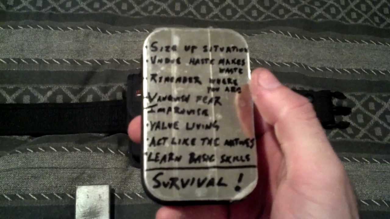 Bug Out Bag - Survival Belt - YouTube