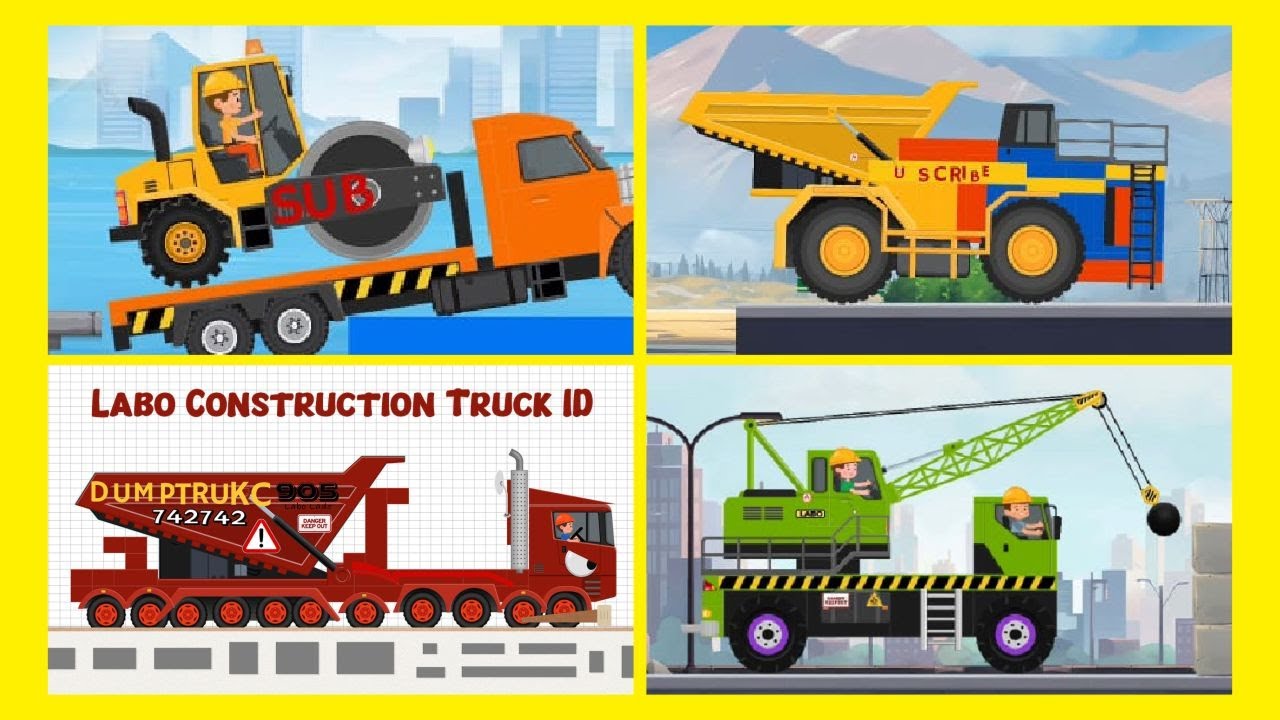 Labo Construction Truck - Heavy Duty Excavator - YouTube