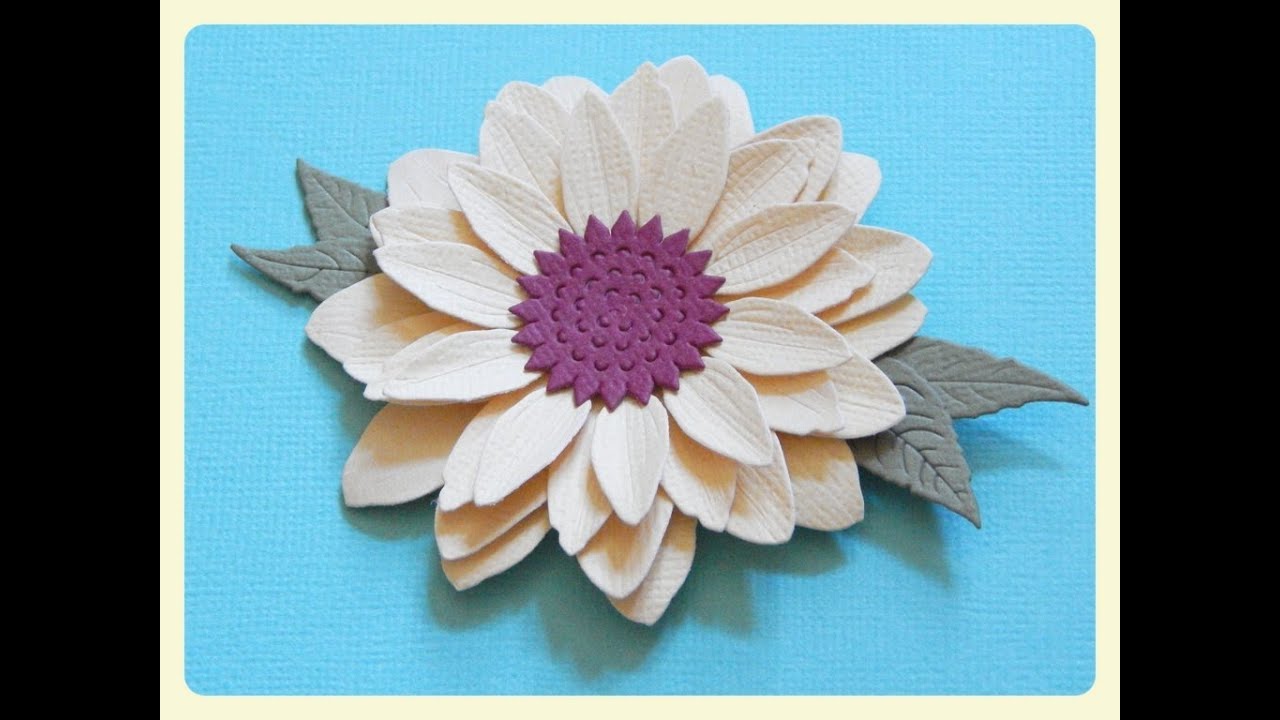 Paper Sunflower Tutorial - YouTube