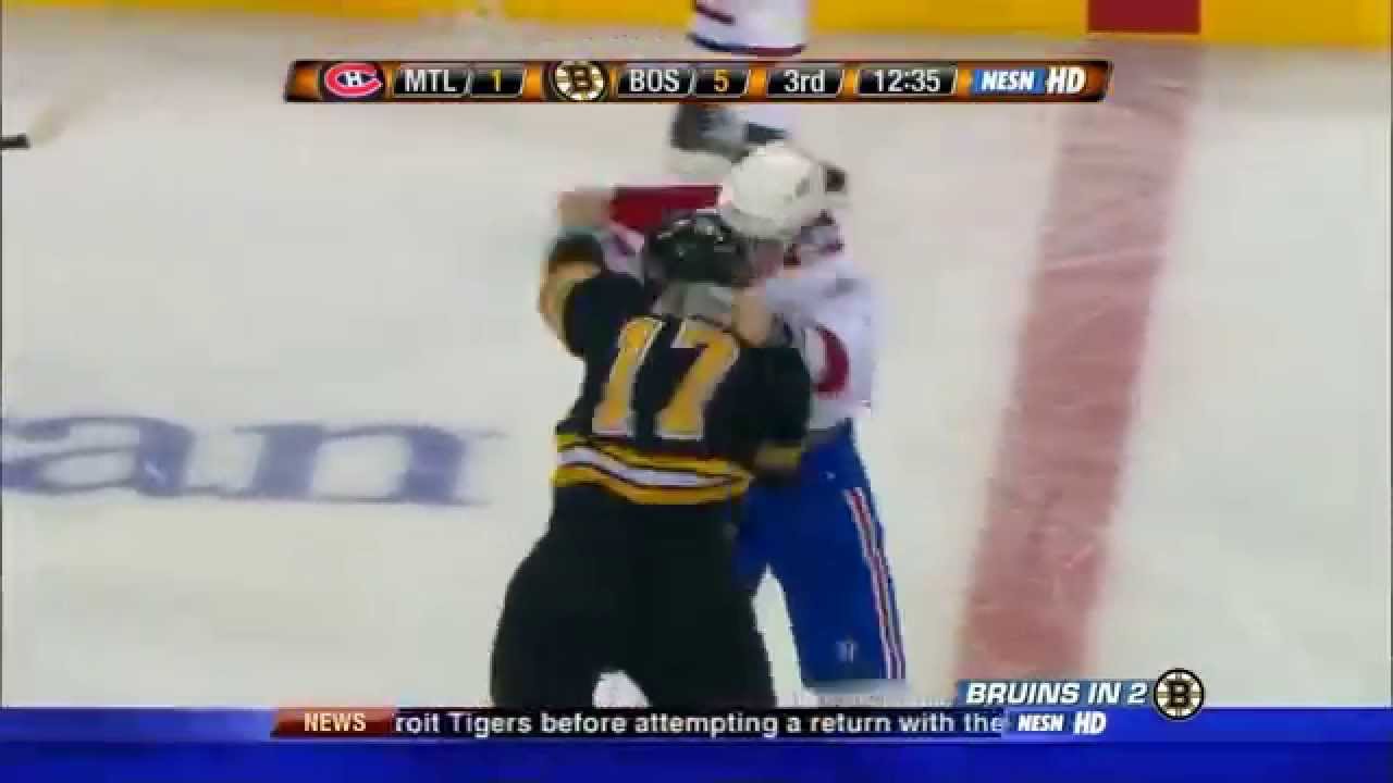 Best Boston Bruins Hits and Fights - YouTube