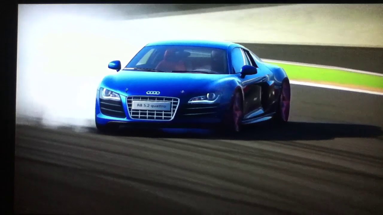 GT6 Drifting an 09 Audi R8 (sort of) - YouTube