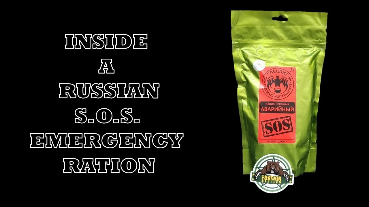 CONTEST ALERT Inside a Russian SOS Emergency Dry MRE Ration - YouTube