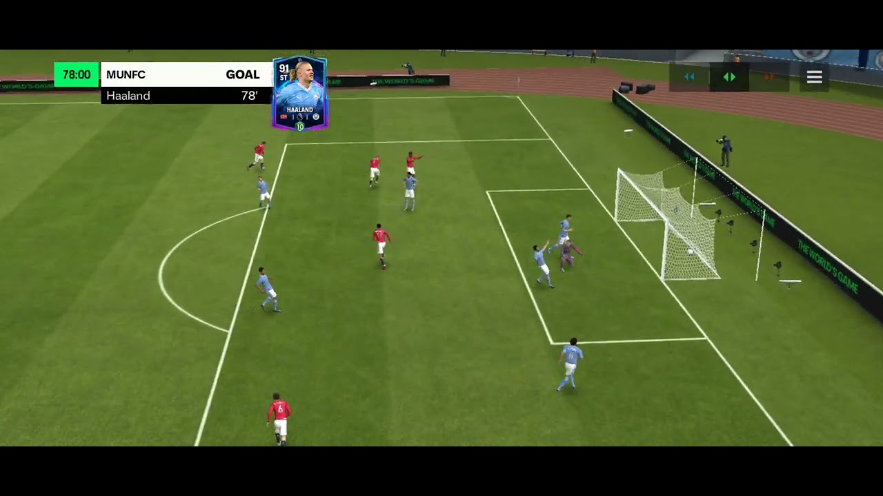 ea sports fc 24 mobile match vs Manchester City online opponent h2h ...
