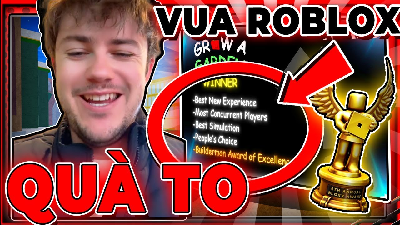 Bản Tin Roblox - Vua Roblox Jandel Nhận 5 Giải Thưởng Tặng Quà Khủng ...