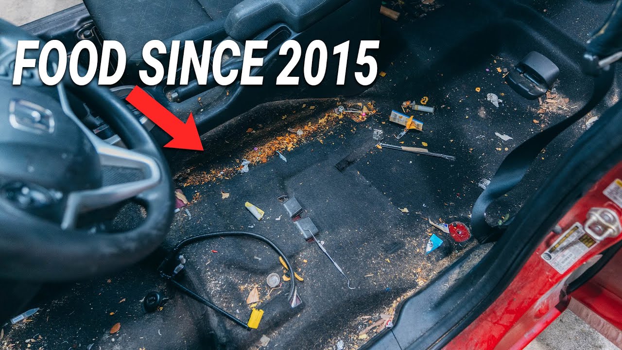 Cleaning a Filthy Car Interior in 4 Hours ($900 Detail) - YouTube