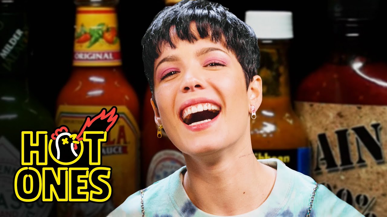 Halsey Experiences the Jersey Devil While Eating Spicy Wings | Hot Ones ...
