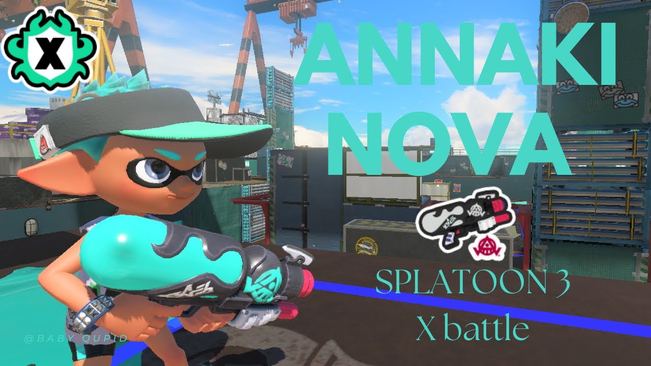 STOPPING PUSHES with Annaki Splattershot Nova!! (Splatoon 3) - YouTube
