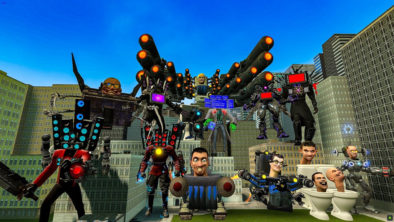 NEW ULTIMATE MULTIVERSE TITAN SKIBIDI TOILET VS TRI TITAN PC MAN CYBORG ...