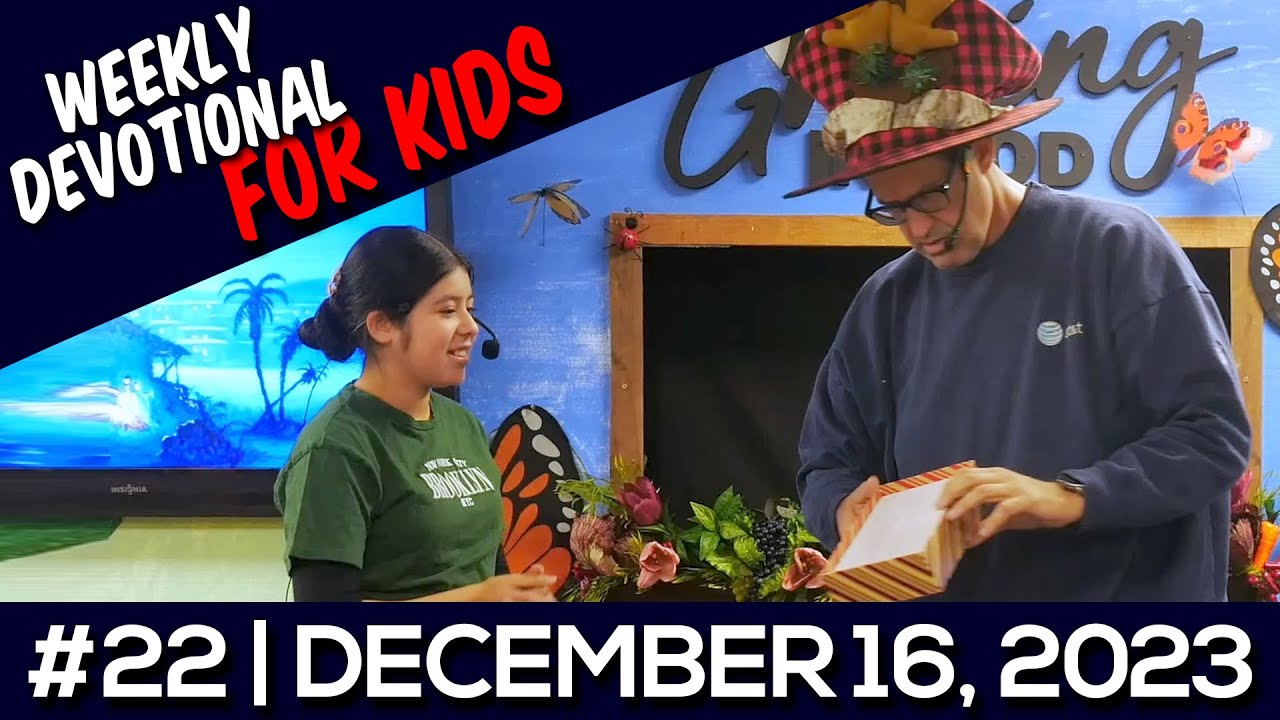 Weekly Devotion for Kids #22 - | 2023.12.16 | The Real Gift Is Jesus - YouTube