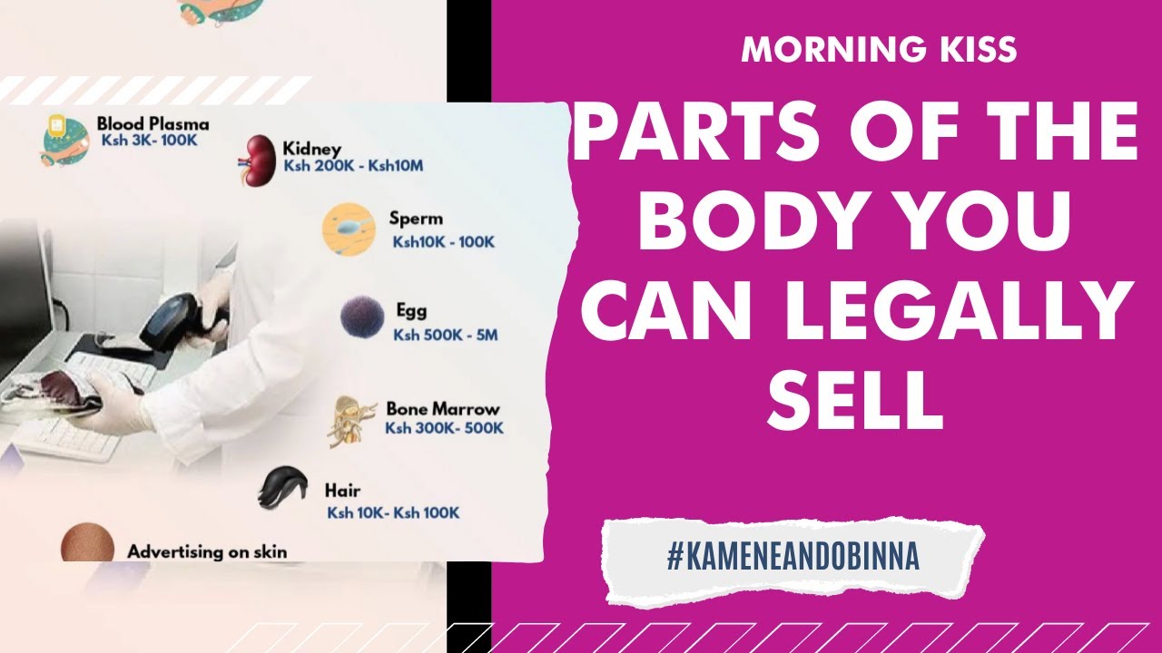 PARTS OF THE BODY YOU CAN LEGALLY SELL - YouTube
