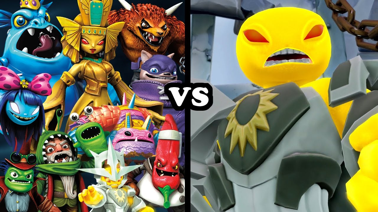 ALL EVOLVED DOOMRAIDERS VS LUMINOUS - Skylanders Trap Team - YouTube